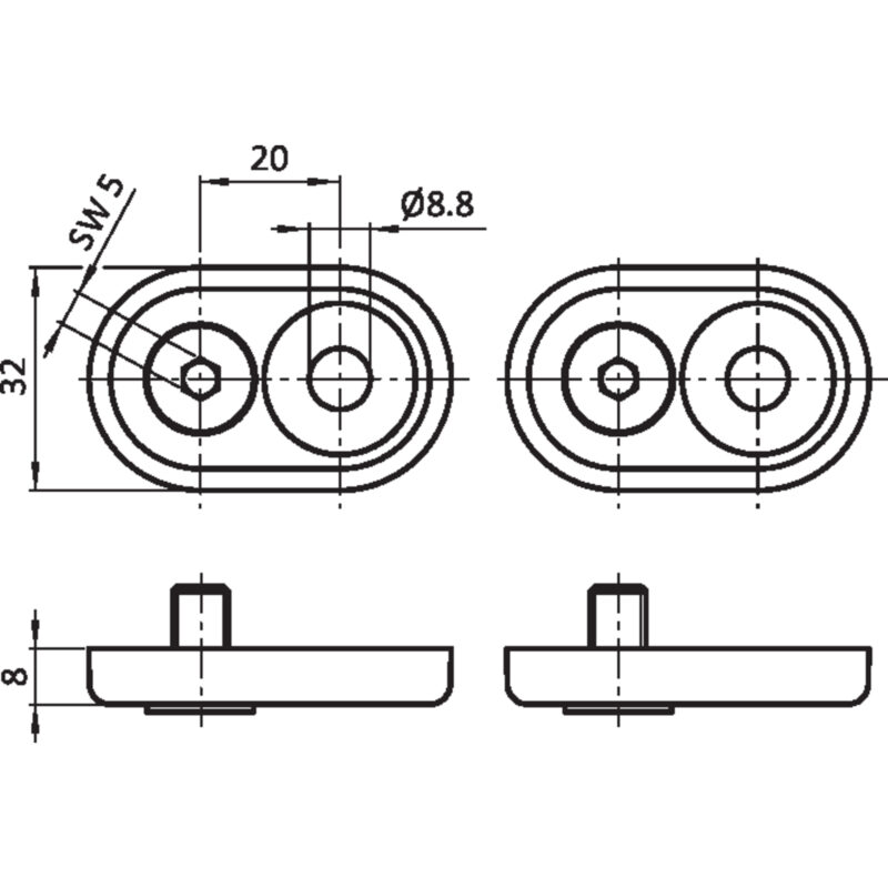 Befestigungssatz für Handgriff AL 200 - LP Montagetechnik GmbH