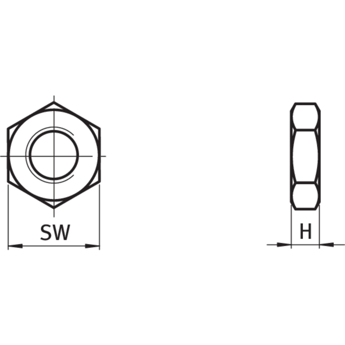 Mutter DIN 439 für Gewindestangen - LP Montagetechnik GmbH